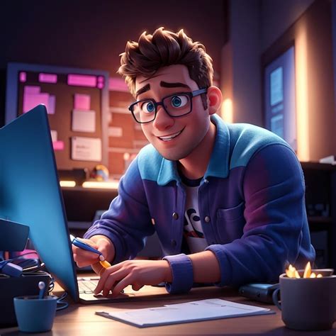 Premium Ai Image Professional Programmer Engineer Writing Code
