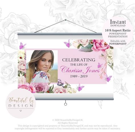 Funeral Powerpoint Presentation Funeral Slide Show Template