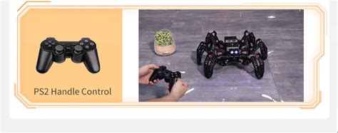 hexapod spiderbot secondary development kit for arduino programmable