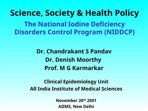 Niddm Non Insulin Dependent Diabetes Mellitusppt Thyroid Disorders Endocrine And