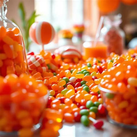 Ultimate Orange Candy Buffet Ideas Buffet Inspiration