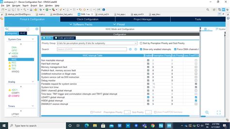 we initialized ble and freertos cmsis v2 from the