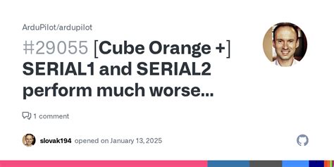 Cube Orange Serial1 And Serial2 Perform Much Worse Than Serial0 For Mavlink Bin Log
