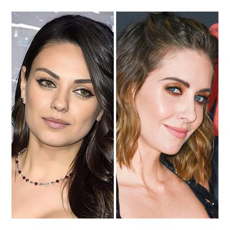Best Face Round Of 64 Mila Kunis Vs Alison Brie Rcelebbattles