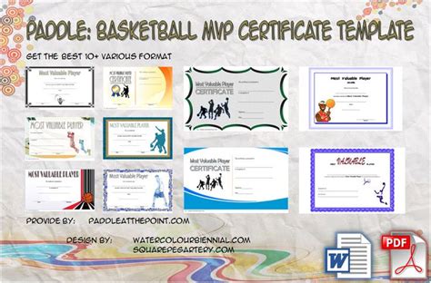 Best Mvp Certificate Template Certificate Templates Awards