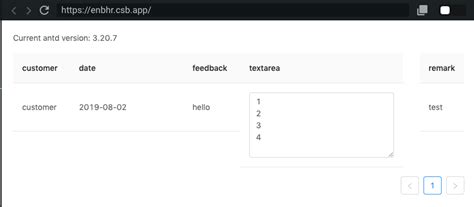 Table With A Inputtextarea And Fixed Columns Inside Does Not Autosize