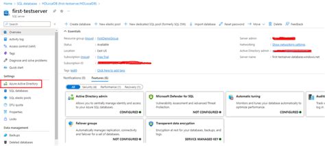 how to disable azure active directory only authentication