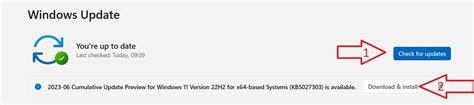 Click On The Check For Updates Option And Wait A Few Moments For It To Check And Present A