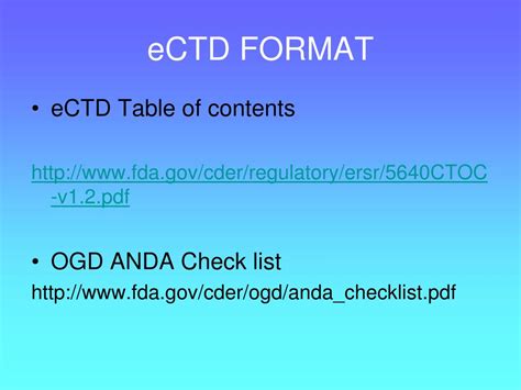 Ppt Ectd A Tool To Quick Reliable Regulatory Submission Powerpoint Presentation Id 656129