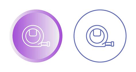 Electricians Tape Measure Vector Icon 40378357 Vector Art At Vecteezy