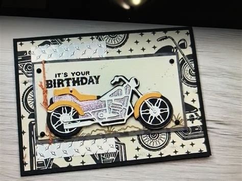 Motorcycle Birthday Card