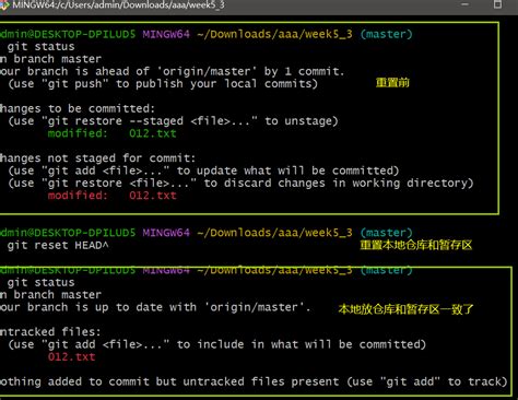 git快速入门 版本比较回退 git 对比 CSDN博客