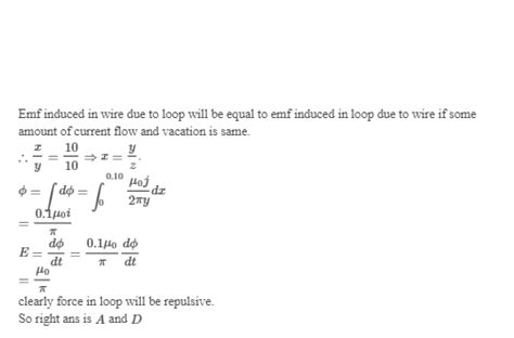 7 A Conducting Loop In The Shape Of A Right Angled Isosceles Triangle