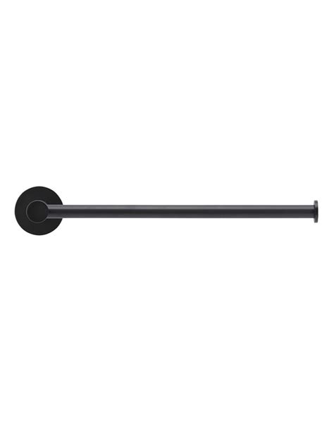 Round Guest Towel Rail Matte Black Area Bathrooms