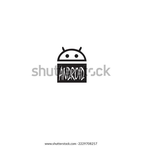virus android animated vector sticker logo stock vector royalty free