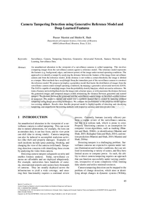 pdf camera tampering detection using generative reference model and