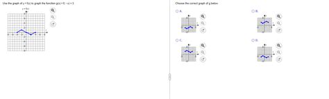 Solved Use The Graph Of Y F X To Graph The Function Chegg Com