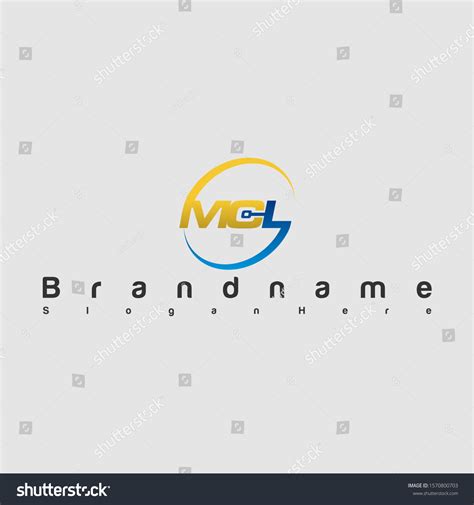 Mcl Logo Simple Elegant Attractive Design Vector De Stock Libre De Regalías 1570800703