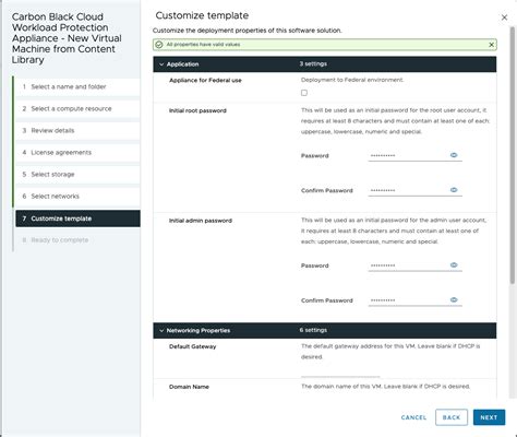 Setting Up The Carbon Black Workload Appliance