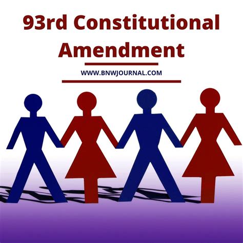 93rd Constitutional Amendment Black N White The Legal Journal