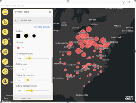 Create An ArcGIS Map In Power BI Power BI Microsoft Learn