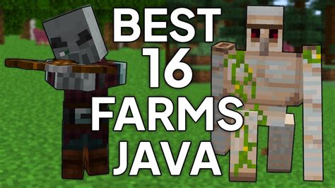 16 Must Have Minecraft Farms Ultimate Guide For Java 121 Youtube