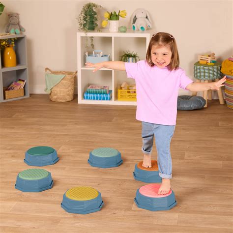 Balance And Hop Stepping Stones Sensory Step Stones B Toys