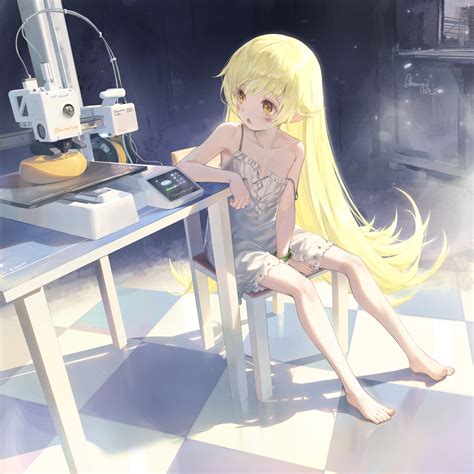 Observerz Oshino Shinobu Monogatari Series Highres 1girl 3d