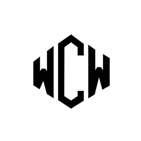 Premium Vector Wcw Letter Logo Design With Polygon Shape Wcw Polygon And Cube Shape Logo