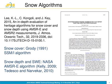 Noaa Amsr2 Snow And Ice Products Ppt Download