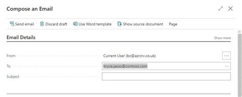 ian grieve on linkedin word template mail merge in business central