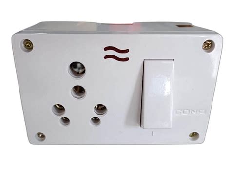 Cona Combined Switch Socket With Box Polycarbonate Module Size Mm At Rs In Gonda