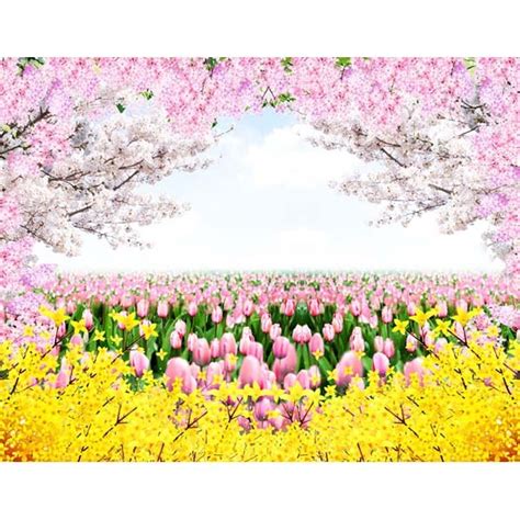 봄현수막102 키즈파람봄현수막봄배경현수막꽃배경현수막포토월포토존현수막포토존배경