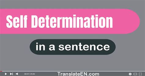 Examples Of Sentences Determination At Clinton Richardson Blog
