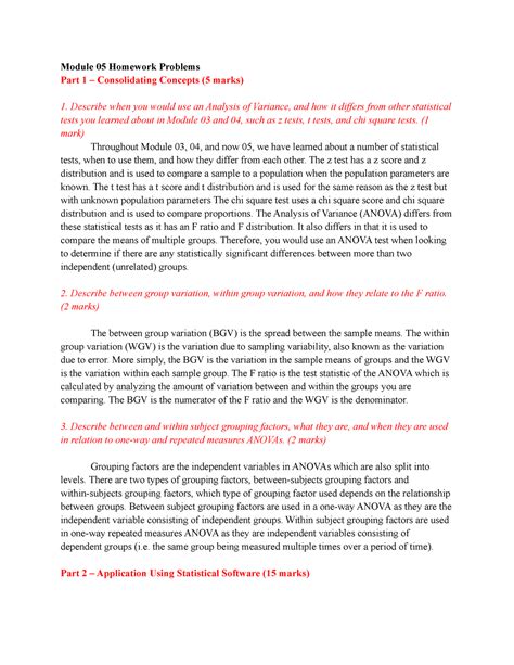 Hsci190 Module 05 Homework Module 05 Homework Problems Part 1