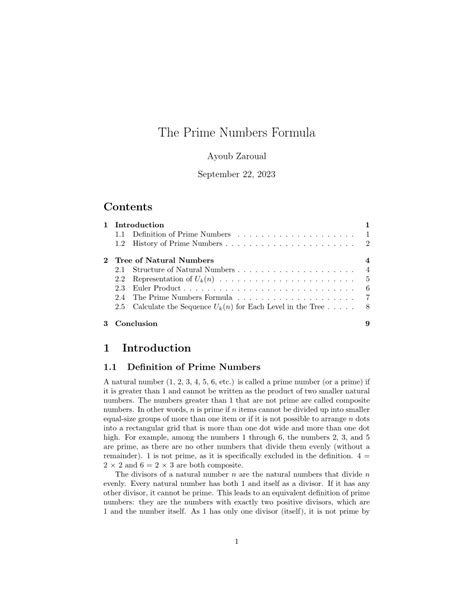 Pdf Prime Numbers Tree