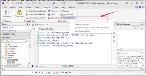 Plsql Developer 12 设置 Sql 美化器（格式化） 转 Water Droplet 博客园