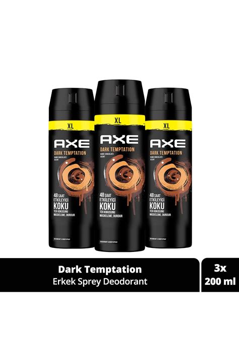 Diğer: Axe 3x200ML Dark Temptation XL Deodarant Nays ile 190TL ...
