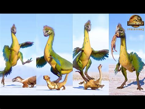 Gigantoraptor Vs T Rex Gigantoraptor Dinosaur On Gray Photograph By