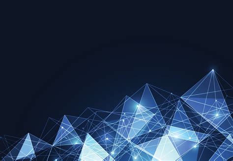 Abstract Polygonal Space Background With Connecting Dots And Lines Vector Illustration 2695228