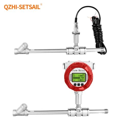 Pulse 4 20ma Rs485 Smart Meter Flow Meter For Diesel Fuel Oil Milk Flange Connection Turbine