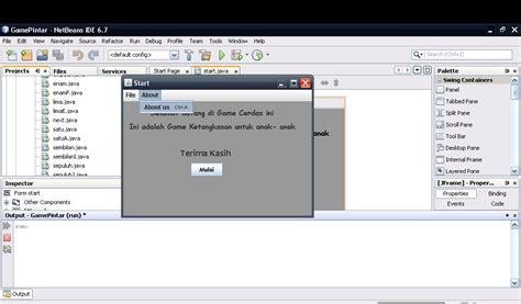 ferry ardiansyah blog membuat game sederhana menggunakan java netbeans