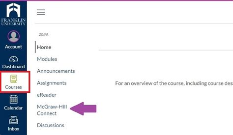 Mcgraw Hill Connect Guide For Students Franklin University Technology