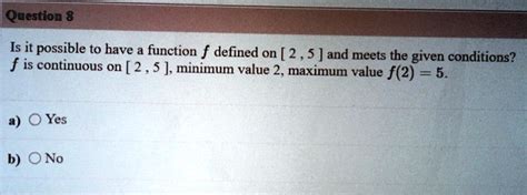 solved is it possible to have a function f defined on [2 ] that meets