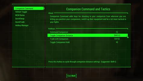 Mod Configuration Menu V1 39 Fallout 4 User Interface