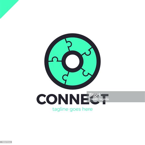 O 편지 아이콘 서식 파일 연결 기술 네트워크 디지털 회사 로고를 퍼즐 0명에 대한 스톡 벡터 아트 및 기타 이미지 0명 과학 디자인 Istock