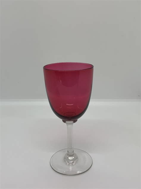 Ruby Glass Cordial Glass 13cm Vintage Keepsakes
