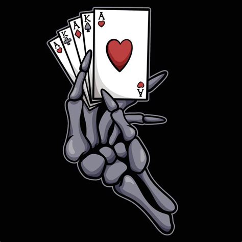 Skeleton Playing Cards Vector Art Icons And Graphics For Free Download