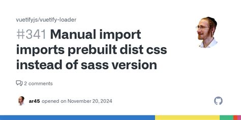 Manual Import Imports Prebuilt Dist Css Instead Of Sass Version · Issue