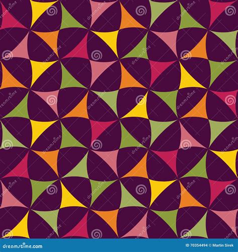 Vector Modern Seamless Colorful Geometry Pattern Color Abstract Stock